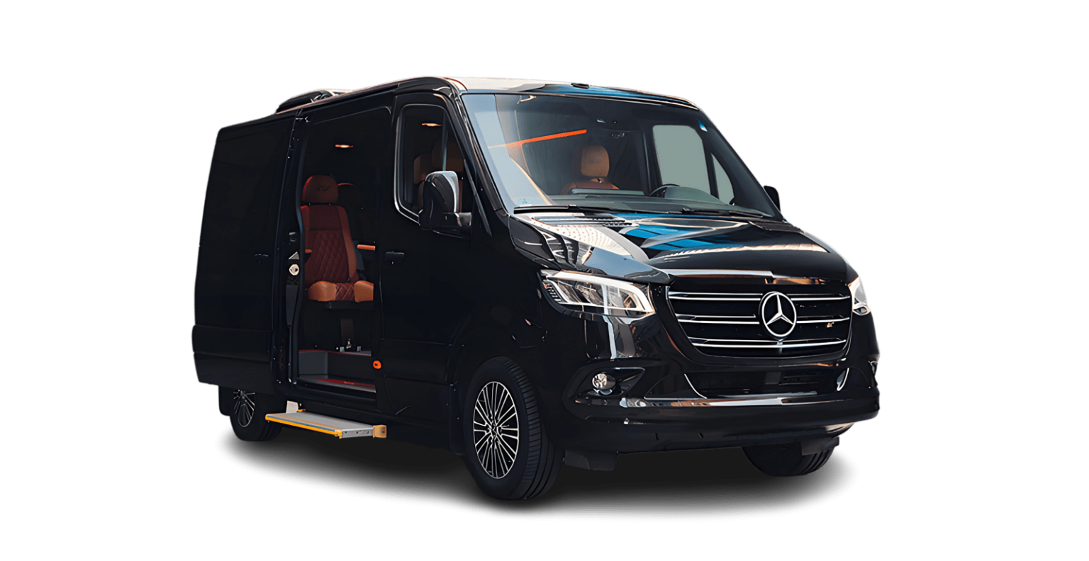 Luxury minibus hire- VIP Sprinter up to 20 people