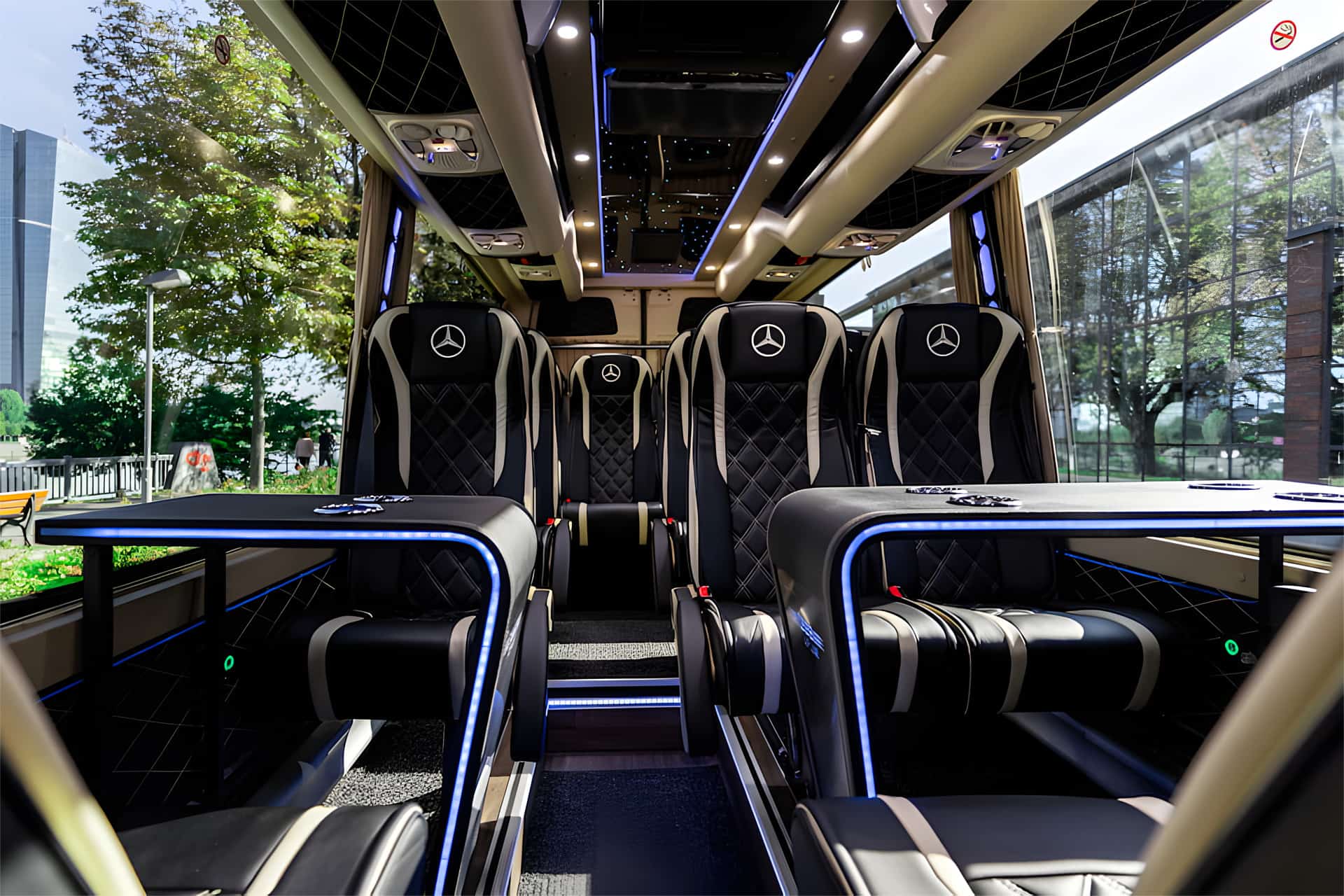 Luxury minibus, VIP Sprinter - for hire in Frankfurt and Hesse