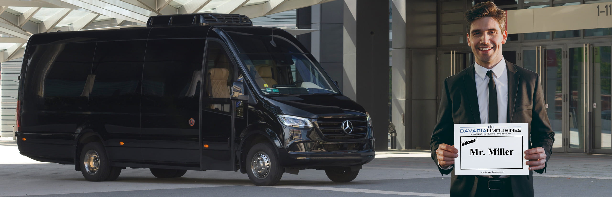 Luxury minibus hire - rent VIP Sprinter Mercedes Benz in Munich